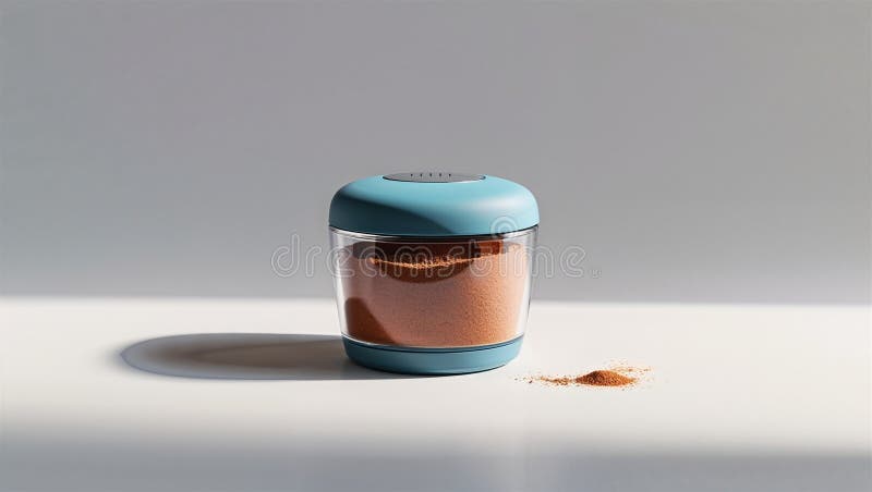 Photorealistic Image of a Smart Spice Guide Puck in a Clean Isolated ...