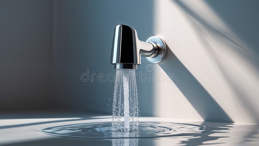 Photorealistic Image of a Smart Water-saving Nozzle in a Modern Studio ...