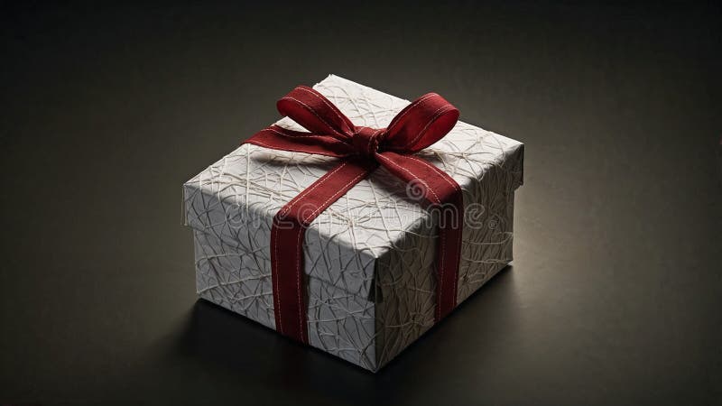 Photorealistic Image of a String Tied Around Gift Box Stock Photo ...