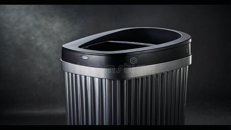 Photorealistic Image of a Touchless Automatic Trash Bin with Odor ...