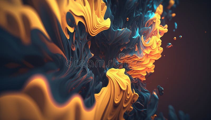 Photorealistic 4k Abstract Background Generated AI Stock Illustration ...