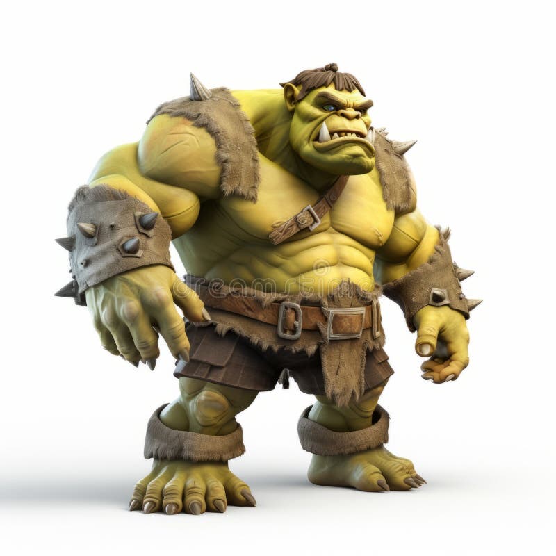Photorealistic Rendering of a Marvel Comics Troll Character Stock ...