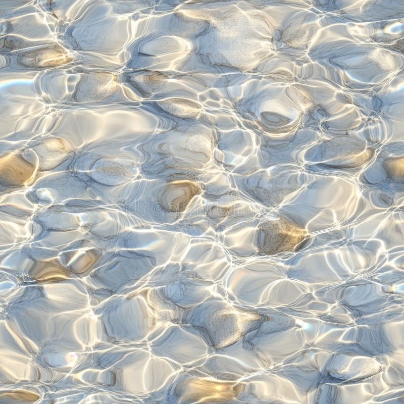 Photorealistic Seamless Texture of Calm River Water Stock Photo - Image ...