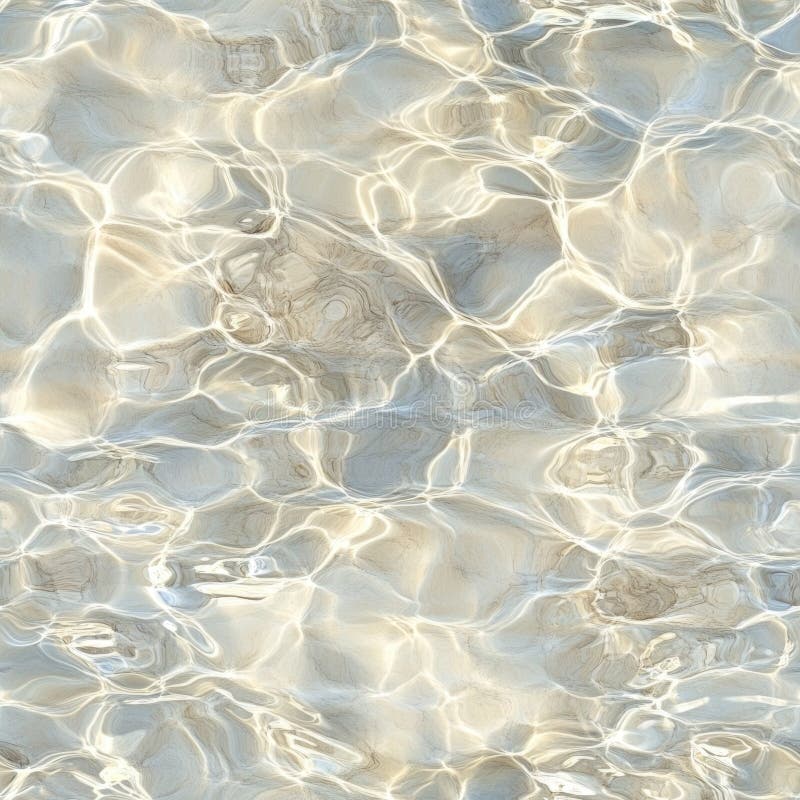 Photorealistic Seamless Texture of Clear Freshwater Stock Photo - Image ...