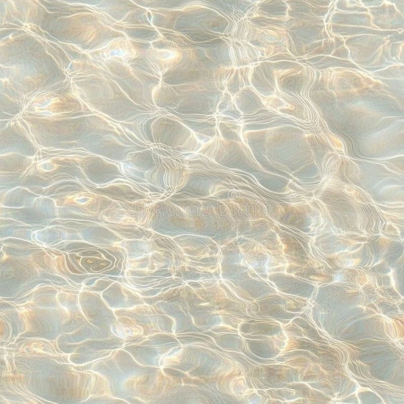 Photorealistic Seamless Texture of Clear Freshwater Stock Image - Image ...