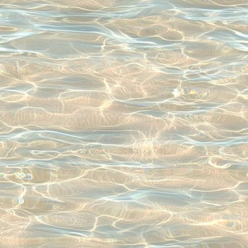 Photorealistic Seamless Texture of Clear Freshwater Stock Photo - Image ...
