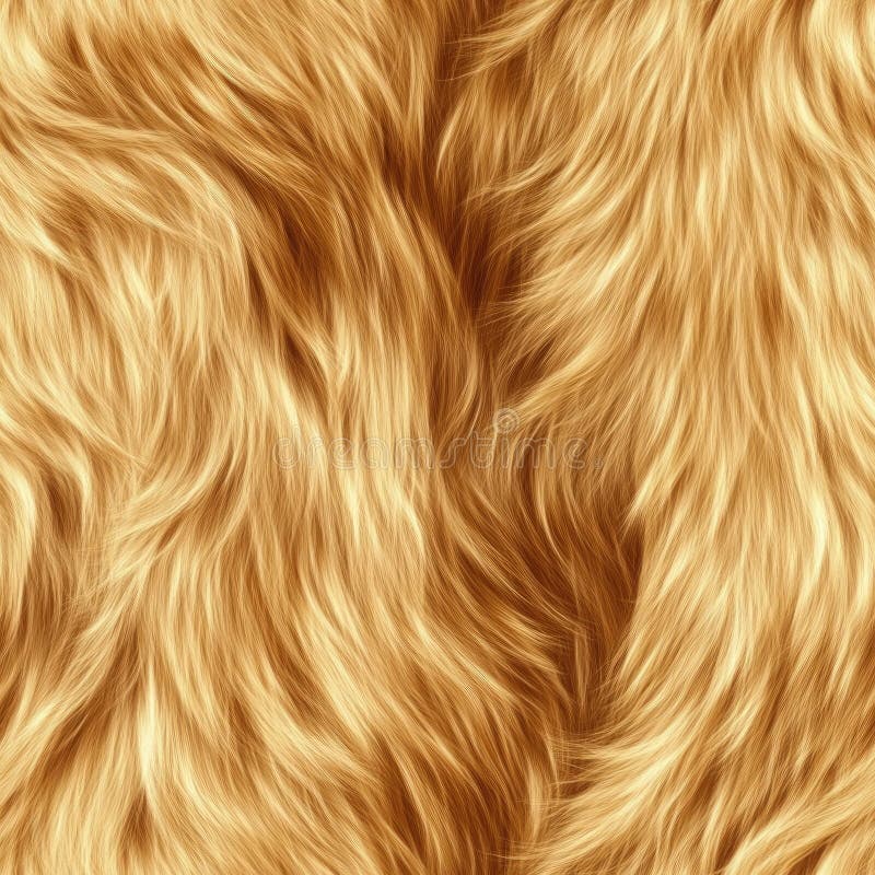 Photorealistic Seamless Texture of Fluffy Fur Stock Photo - Image of ...