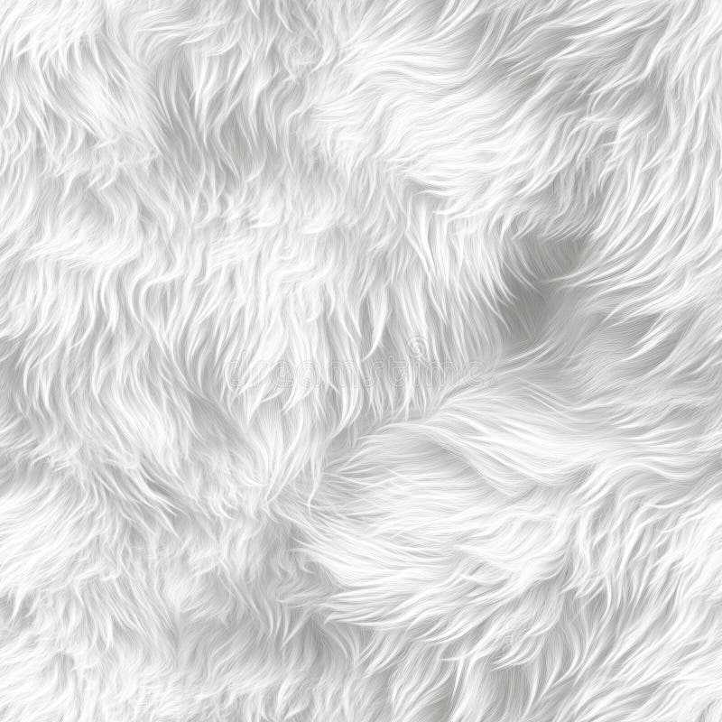 Photorealistic Seamless Texture of Fluffy Fur Stock Image - Image of ...