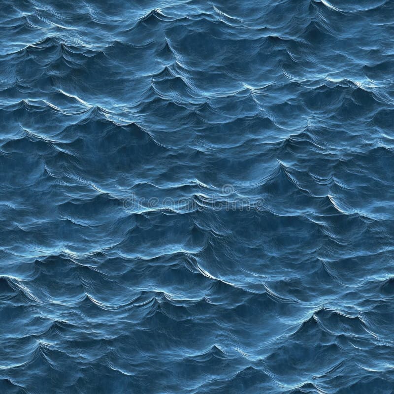 Photorealistic Seamless Texture of Ocean Water with Subtle Waves Stock ...