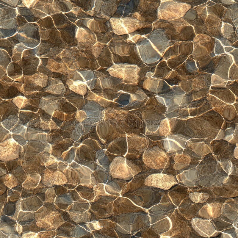 Photorealistic Seamless Texture of Shallow Freshwater Lake Stock Photo ...