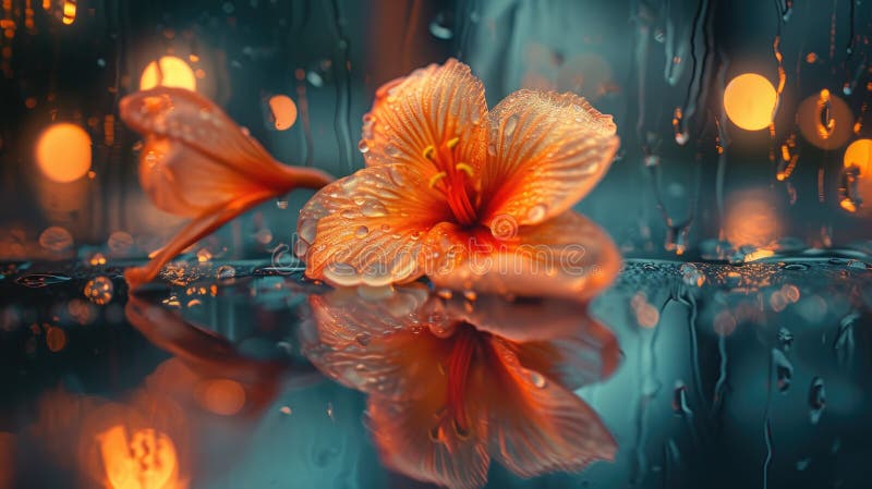 Photorealistic, Sharp Focus Captures a Symmetrical Scene with Center ...