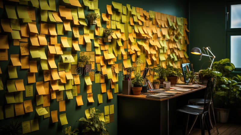 Photorealistic Sticky Notes Stock Photo - Image of colorful, management ...