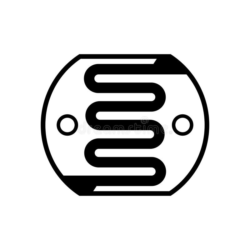 Photoresistor, Light-controlled Variable Resistor, LDR Stock Vector ...