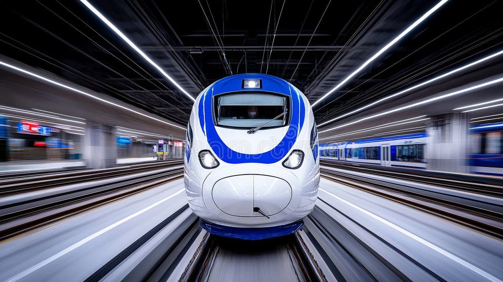 Photos of an Advanced Hyperloop System Speeding through an Underground ...