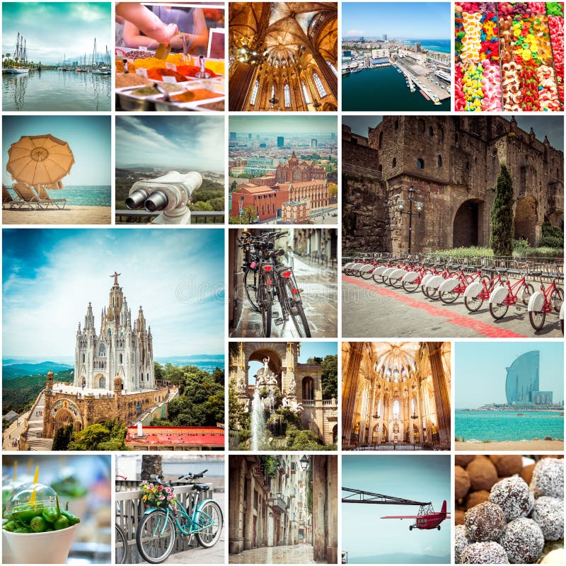 323 Barcelona Collage Photos - Free & Royalty-Free Stock Photos from ...