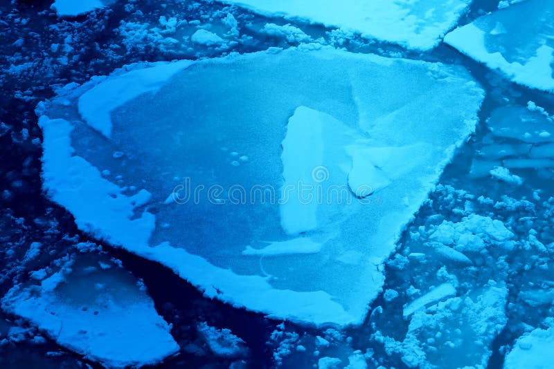 Photos Blue Winter Ice Floes Stock Photo - Image of abstract, snow ...