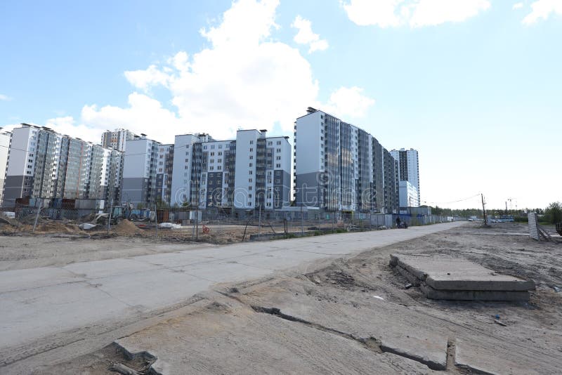 Photos of the Construction Process of the Residential Complex Stock ...