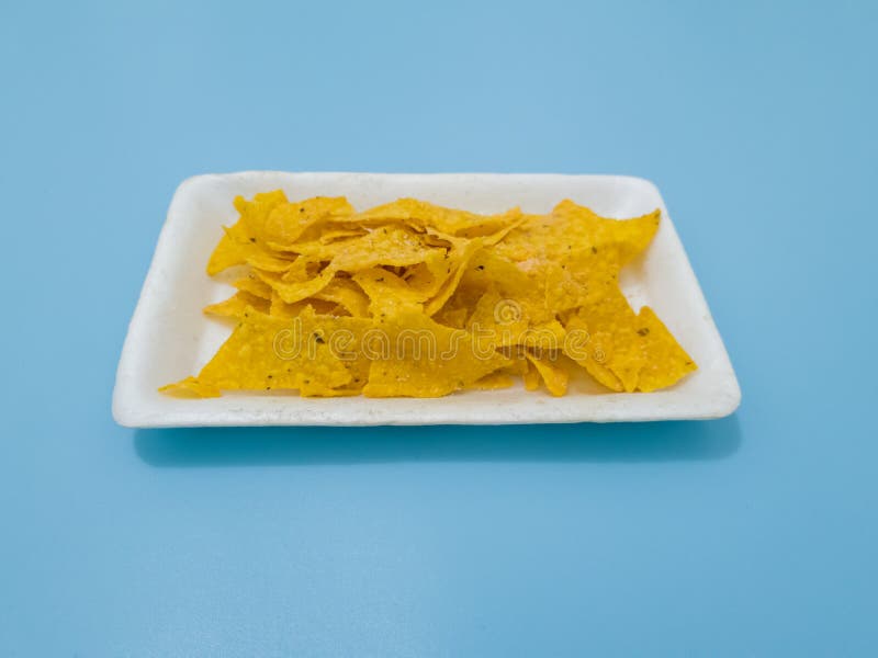 Crispy Chips Made from Corn and Other Ingredients with a Savory Taste ...