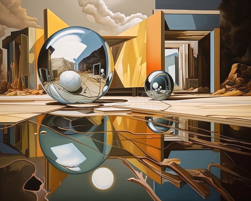 Twisted Views, Abstract Illustration Stock Illustration - Illustration ...