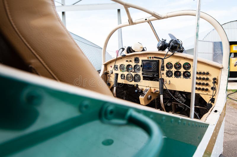 Light Single-engine Aircraft on the Runway Editorial Image - Image of ...