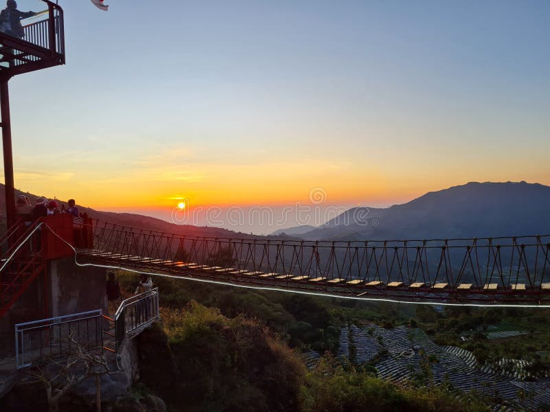 The Natural Scenery of the Mountains when the Sun Rises in the Morning ...