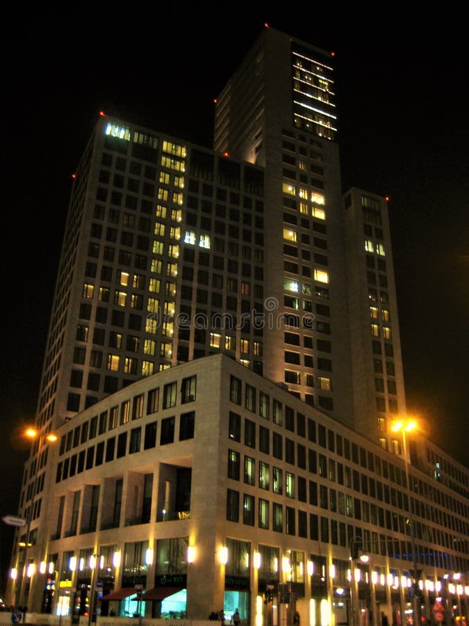 Photos Night Background Modern Architectural High Rise Buildings Office ...