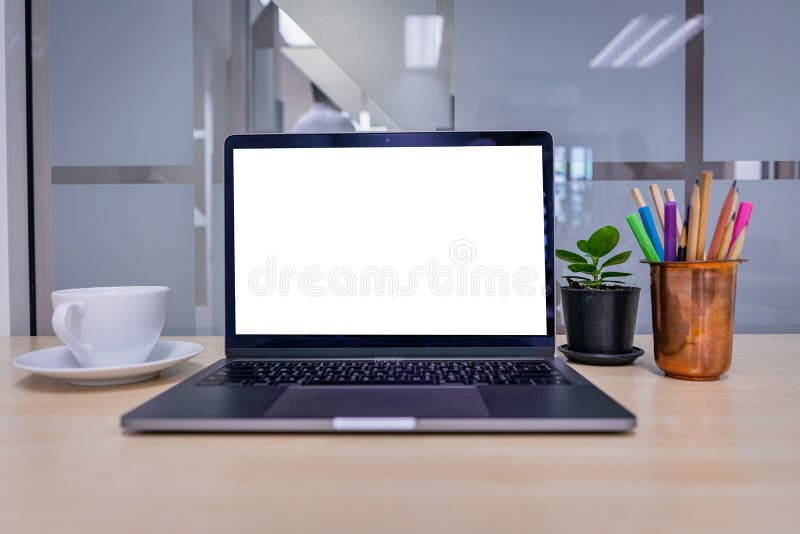 Photos of Notebooks Placed on the Desk in the Office Stock Image ...