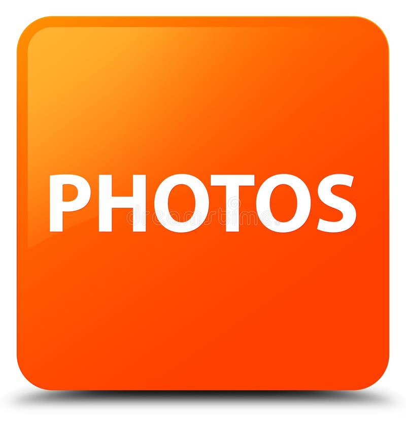 Photos Orange Square Button Stock Illustration - Illustration of square ...