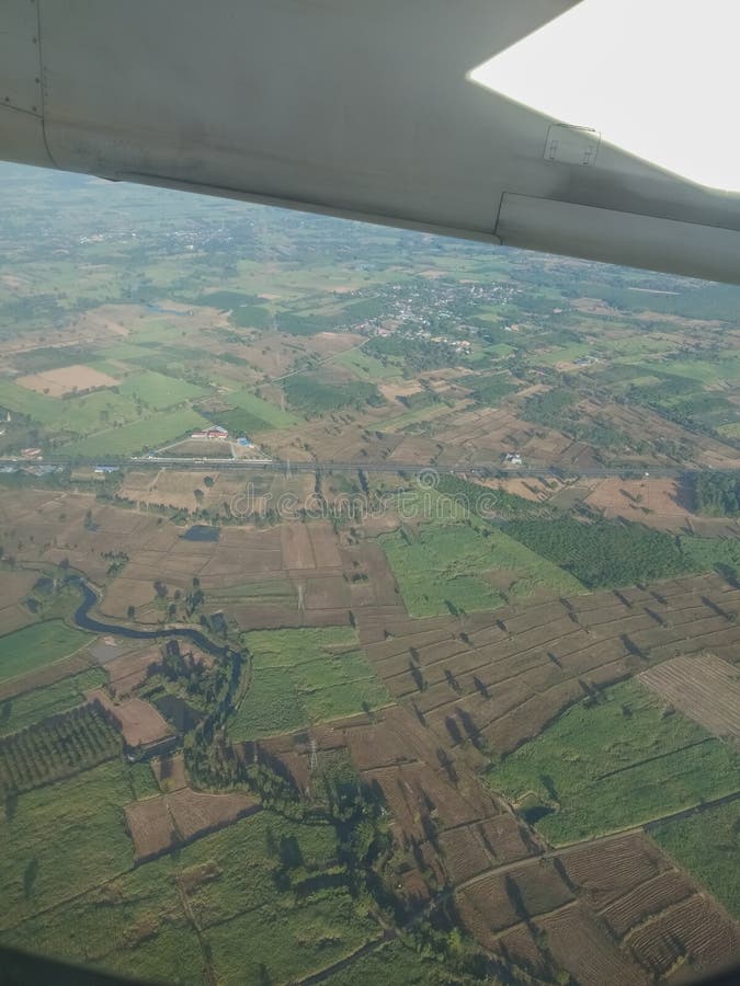 Photos from the plane stock photo. Image of nature, flight - 140636198