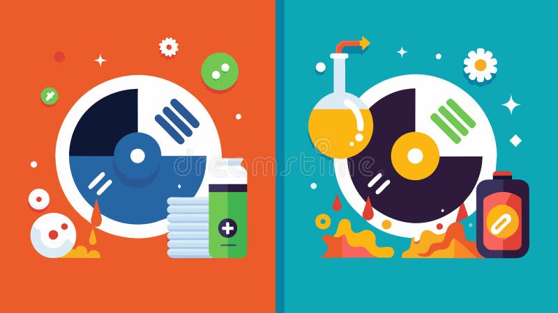 Before and after Photos of a Record that Has Gone through the Cleaning ...