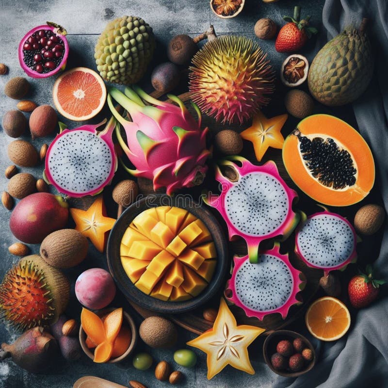 Photos of Various Types of Fresh Fruit Stock Image - Image of types ...