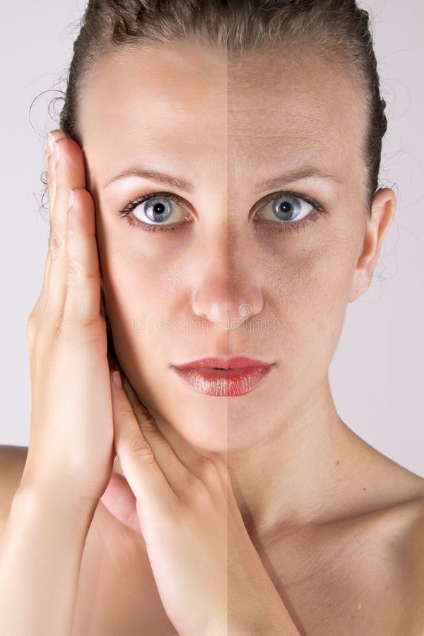 Before and after stock photo. Image of cosmetics, care - 38978792