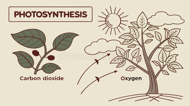 Photosynthesis Process Explained Diagram, Vector Design Generative AI ...