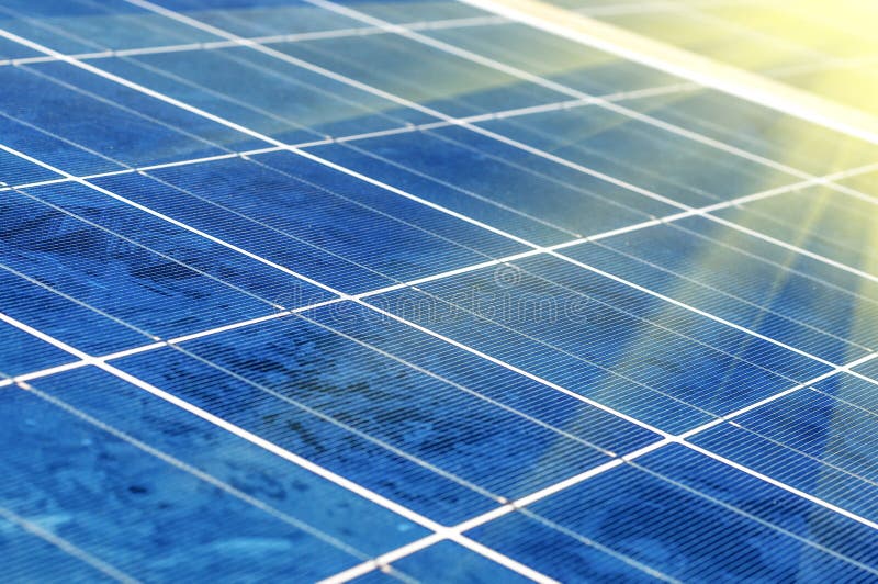 Photovoltaic cells and sun stock photo. Image of nature - 12944900