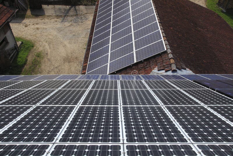 Photovoltaic modules stock photo. Image of industry, environmental ...