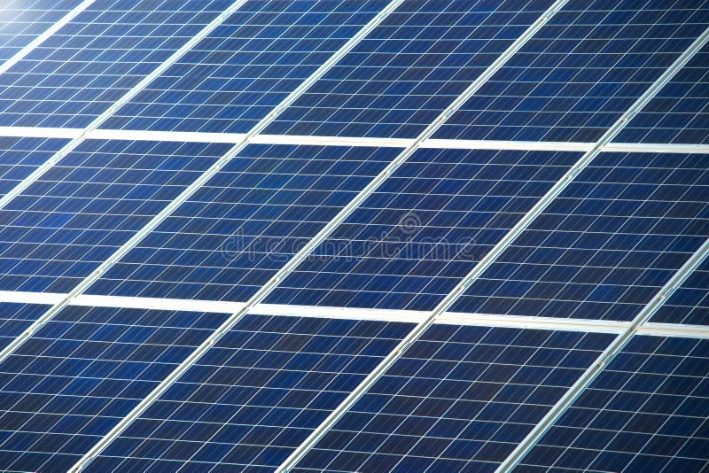 Photovoltaic Panel for Solar Power Generation Texture or Pattern Stock ...