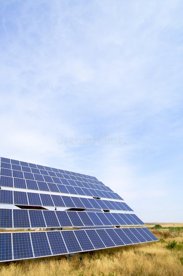 Solar panels stock image. Image of horizontal, warming - 22843463