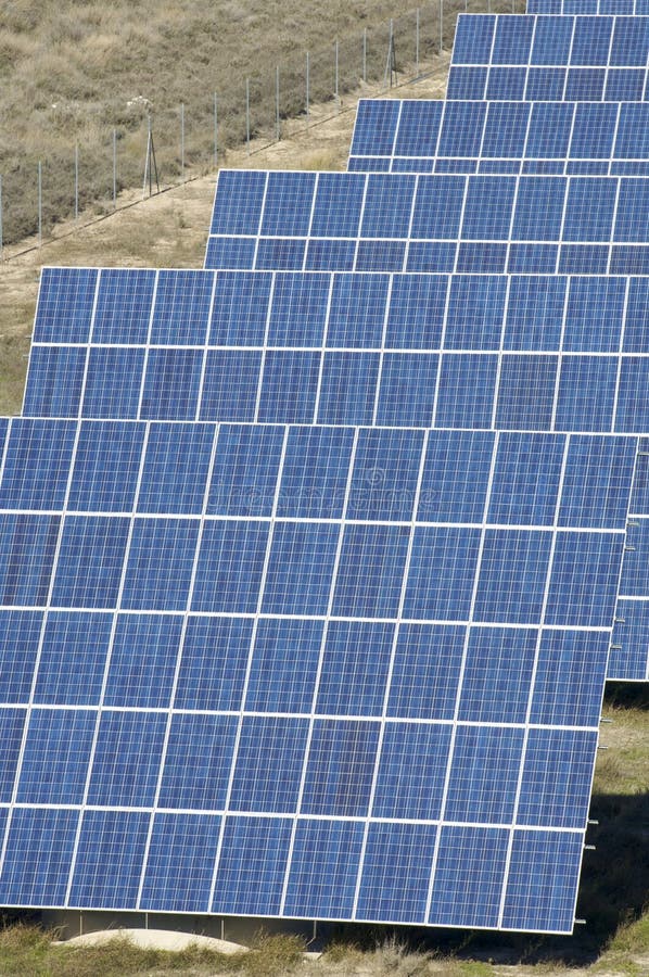 Photovoltaic panels stock image. Image of generator, outside - 9326941