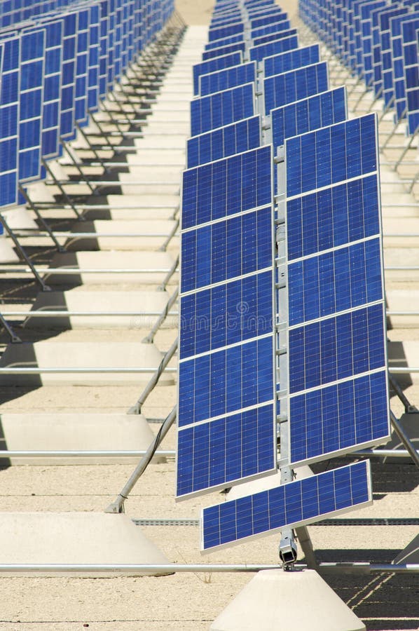 Photovoltaic panels stock photo. Image of environment - 9414746