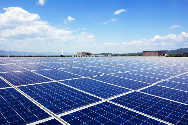 Photovoltaic Power Generation Stock Image - Image of natural, heat ...