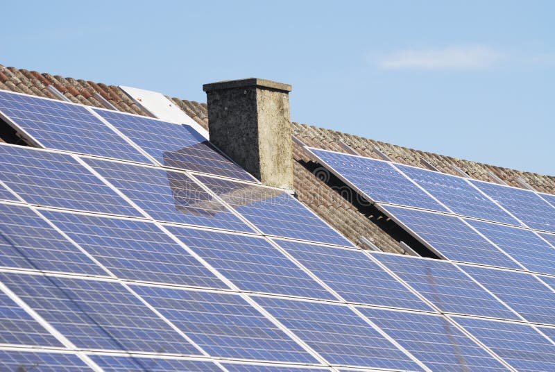 Photovoltaic roof stock photo. Image of alternative, innovation - 19489878