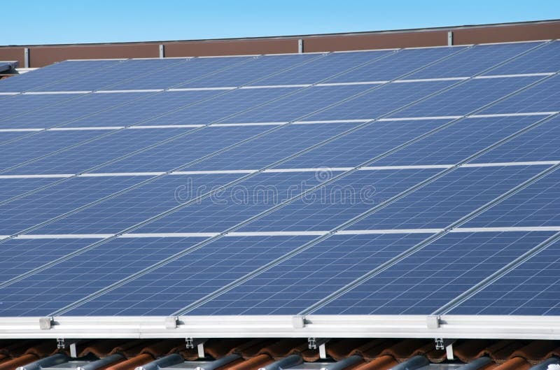 Photovoltaic solar panel stock image. Image of sunlight - 13142325