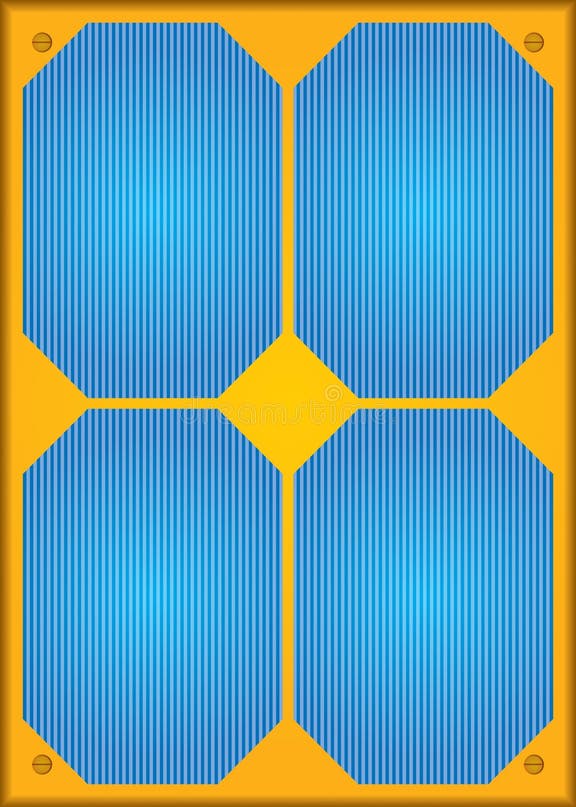 Photovoltaic or Solar Panel. Stock Vector - Illustration of resource ...