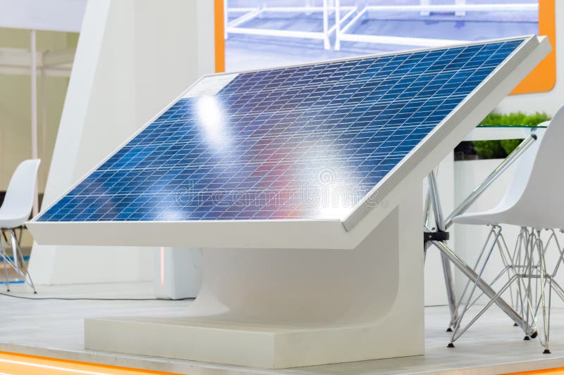 Photovoltaic Solar Panel - Alternative Electricity Source Stock Image ...