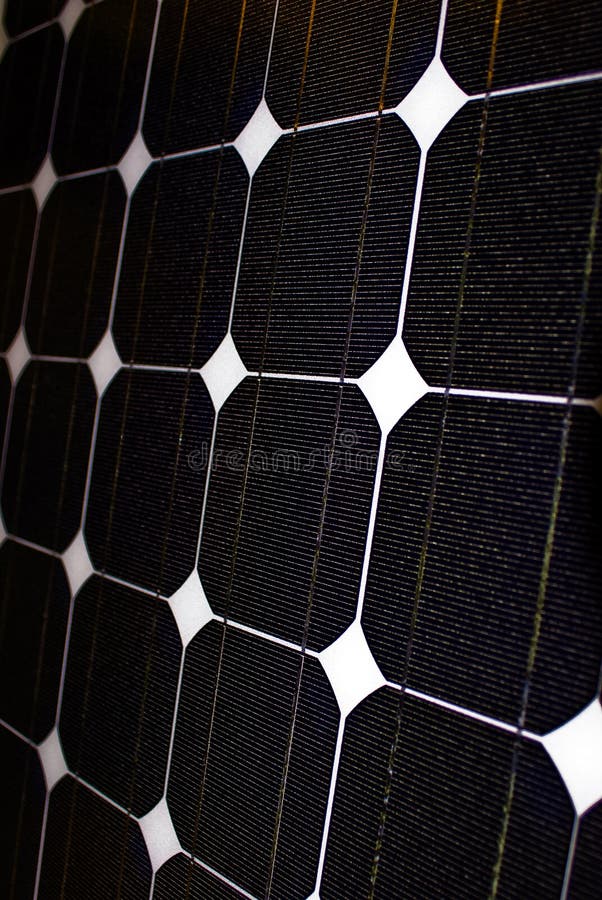 Photovoltaic Solar Panel Close Up Stock Image - Image of environmental ...