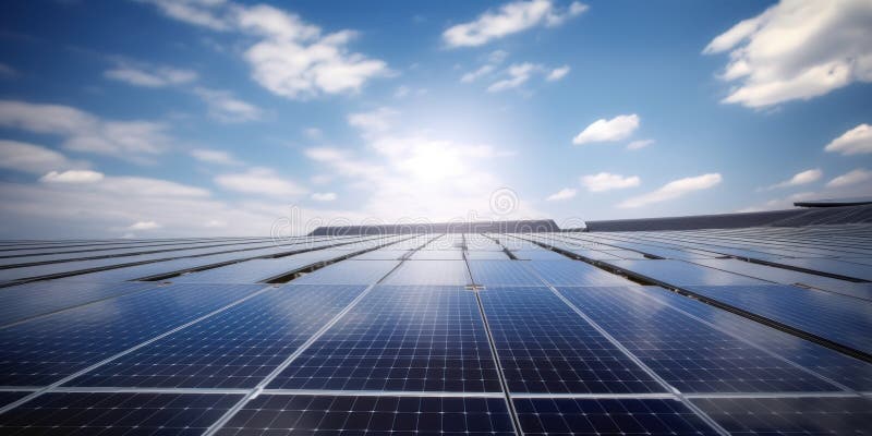 Photovoltaic Solar Panel Plates Stock Illustration - Illustration of ...