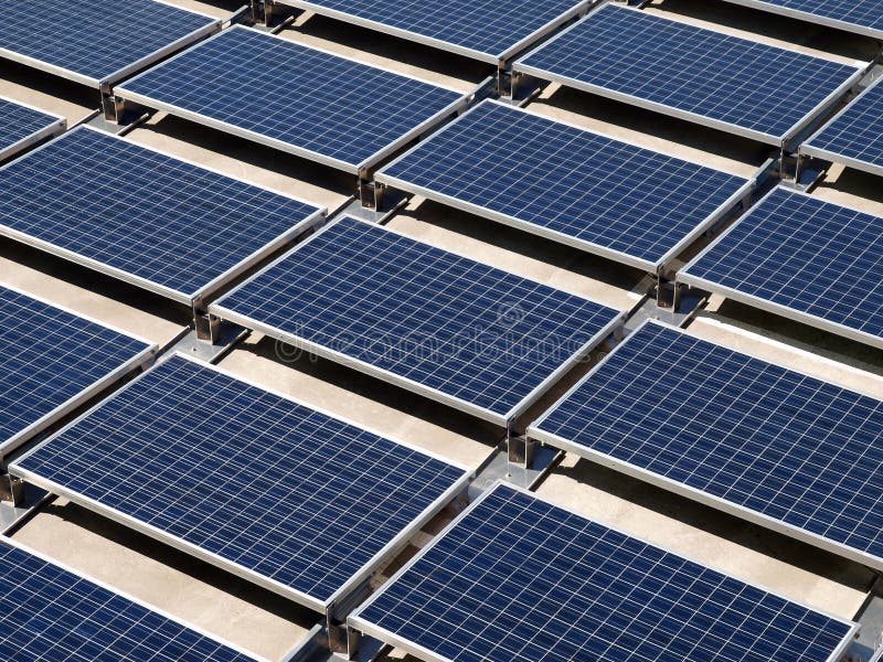 Photovoltaic Solar Panels stock photo. Image of panels - 13798024