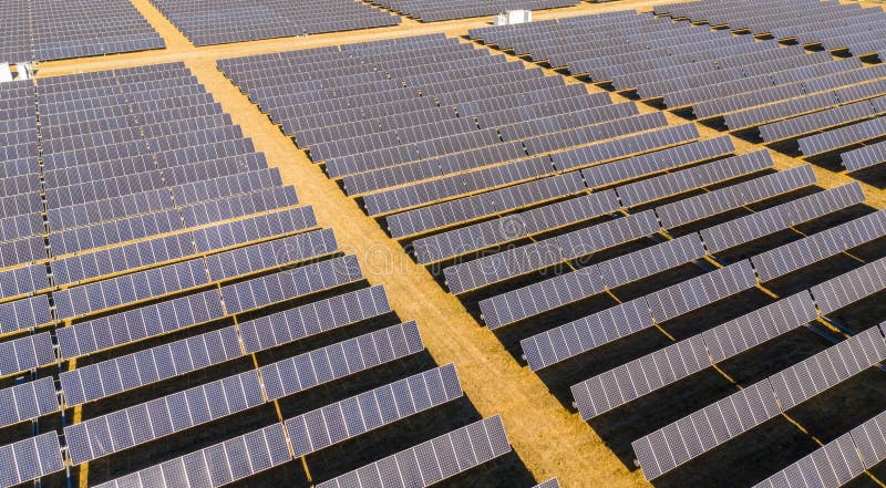 Photovoltaic Solar Panels stock photo. Image of view - 153150980