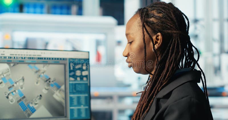 Photovoltaics Factory Programmer Coding, Improving Solar Panels ...