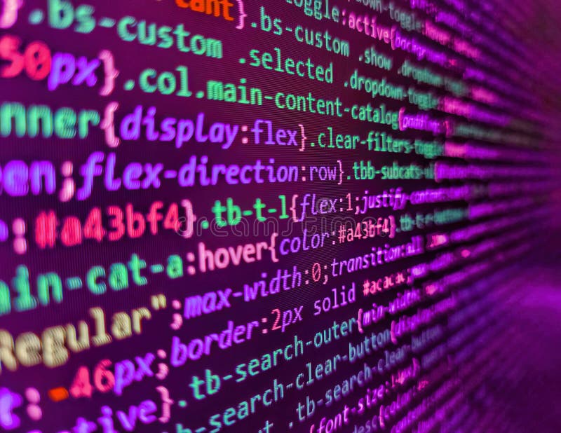 Php Code On Blue Background In Code Editor Abstract Computer Script Code Computer Science